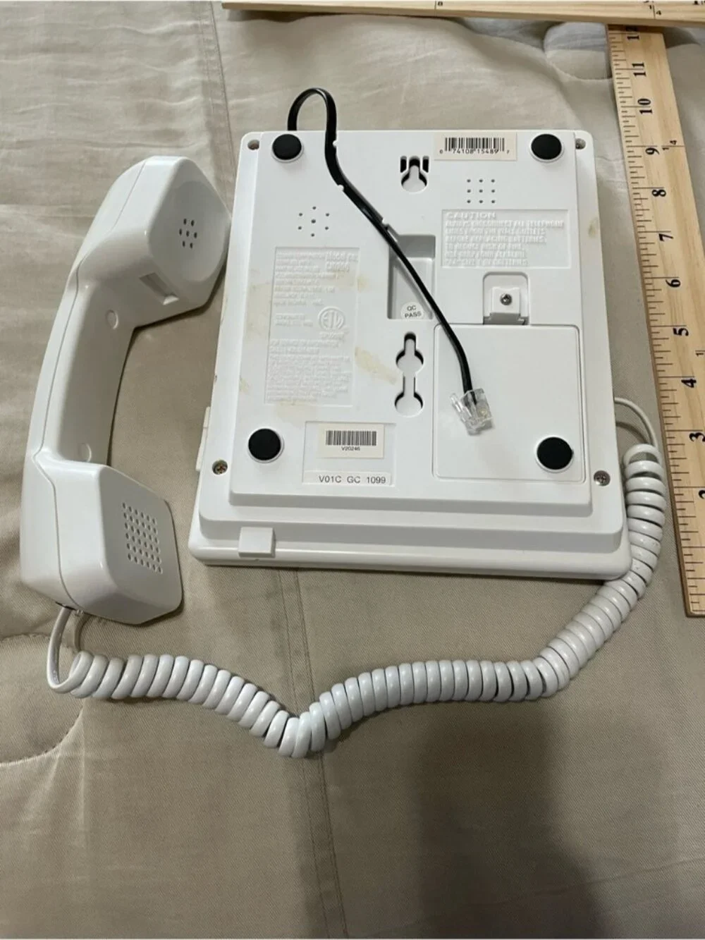 conairphone | Other | Vintage Conairphone White Speakerphone Desk Phone ...